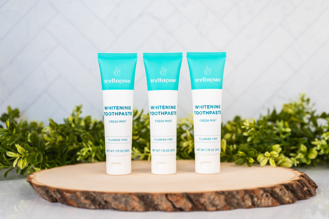 Travel Size Whitening Toothpaste 3 Pack | Wellnesse | Wellnesse