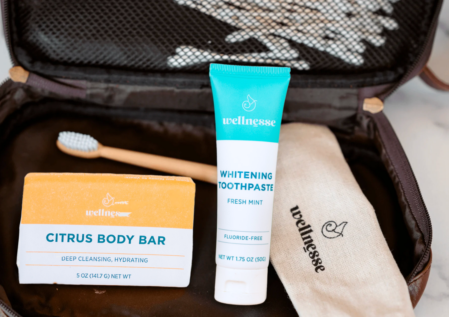 Travel Size Whitening Toothpaste 3 Pack | Wellnesse | Wellnesse