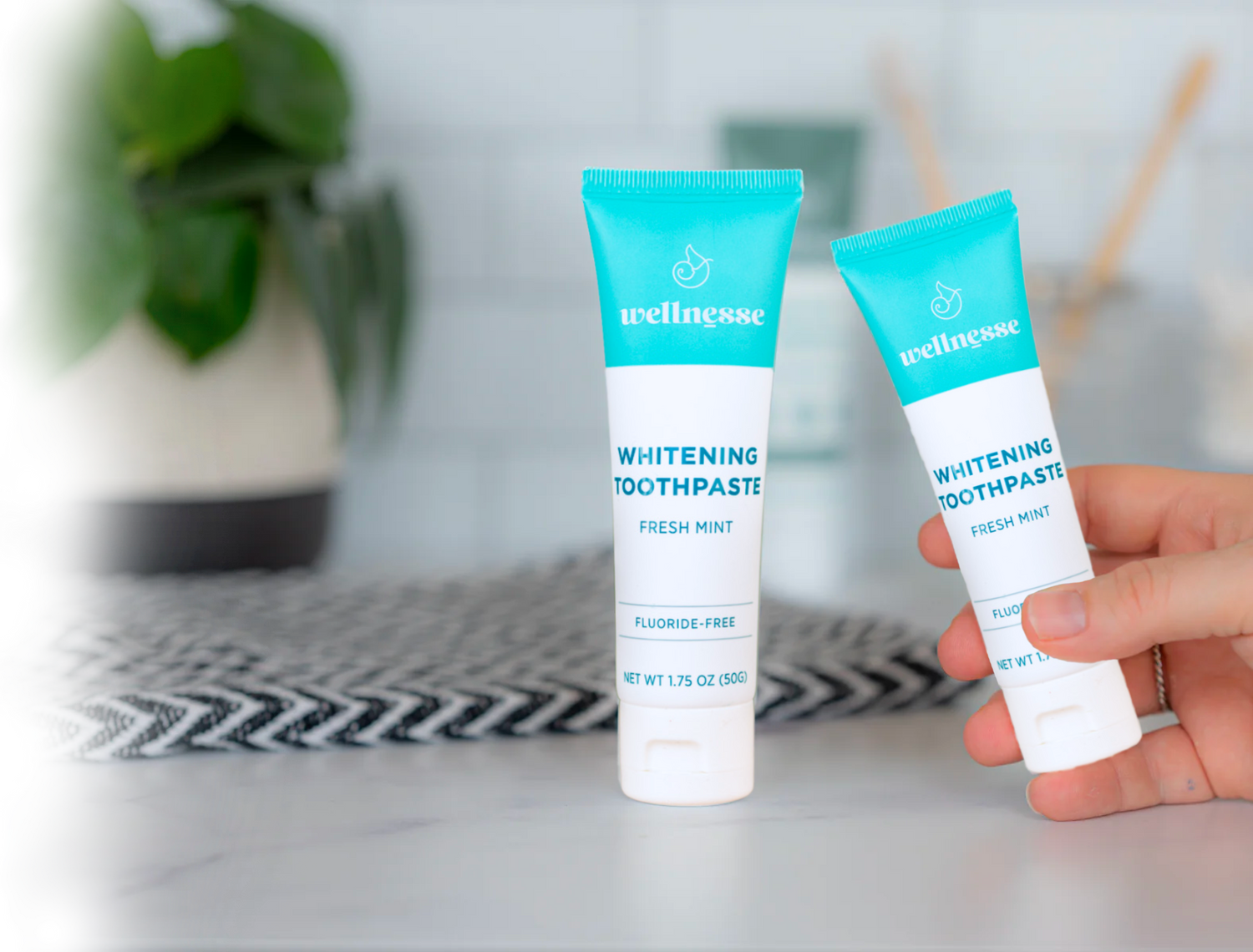 Travel Size Whitening Toothpaste 3 Pack | Wellnesse | Wellnesse