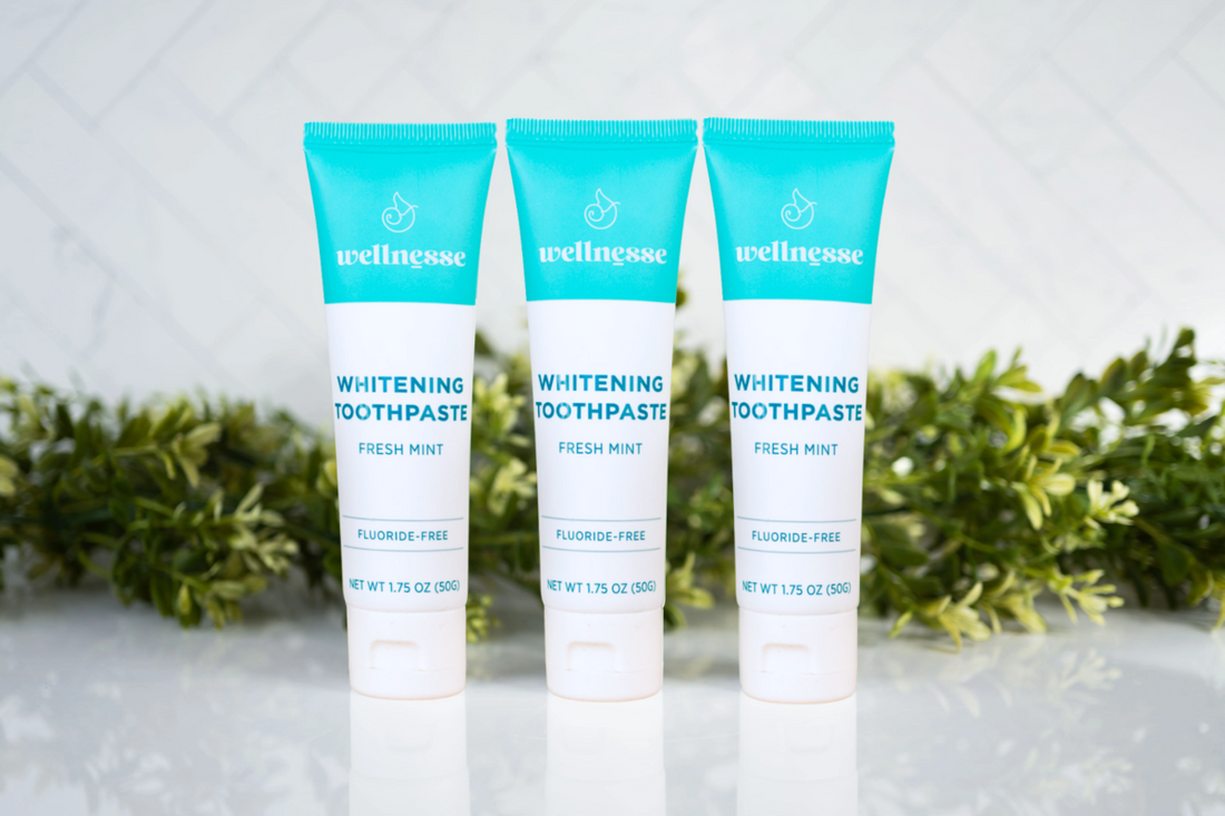 Travel Size Whitening Toothpaste 3 Pack | Wellnesse | Wellnesse