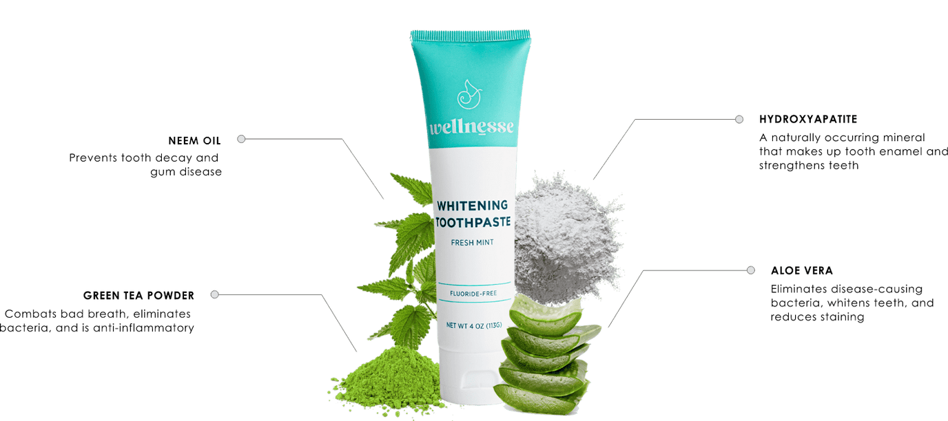 Whitening Toothpaste | Wellnesse | Wellnesse