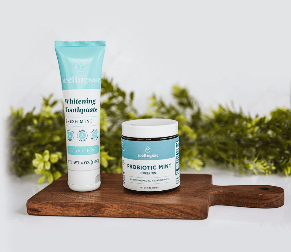 Toothpaste + Oral Probiotic Set | Wellnesse