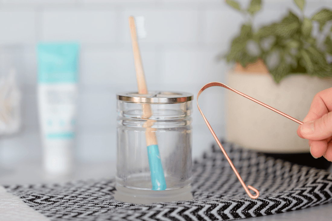 Copper Tongue Scraper | Wellnesse